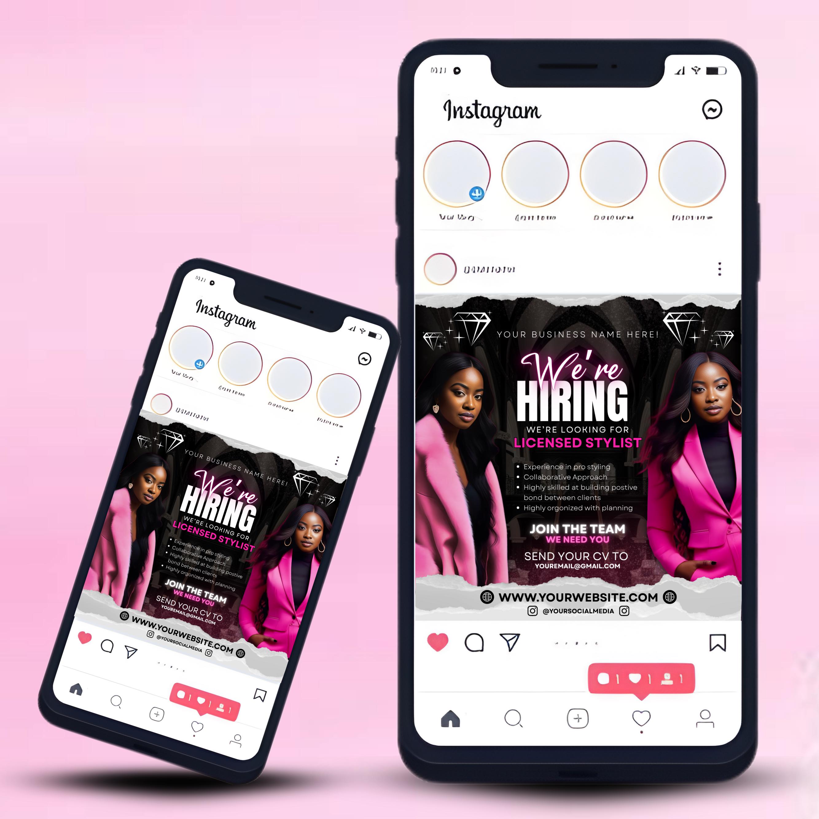 We Are Hiring Flyer, Join Our Team Flyer, Salon Team Members Wanted ...