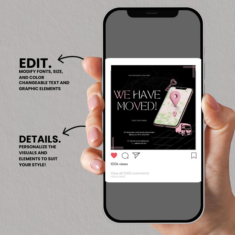 We Have Moved Flyer, New Address Business Flyer, Store Location Flyer ...