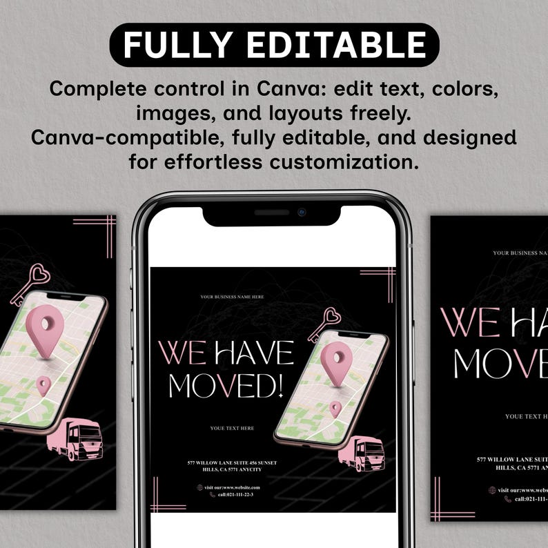 We Have Moved Flyer, New Address Business Flyer, Store Location Flyer ...