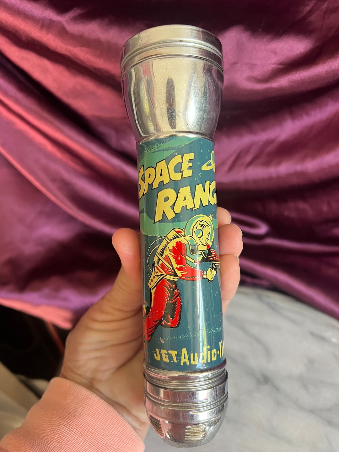 Space Ranger Flashlight-vintage 1950s Outer Space Jet Audio Lite ...