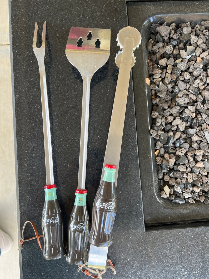 Coca-cola Vintage Tongs COKE Spatul Coca Cola Fork vintage Coke ...