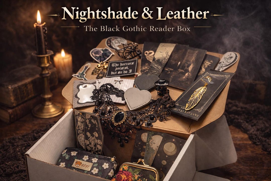 Gothic Reader Gift Box | Dark Academia Book Lover Set - Etsy