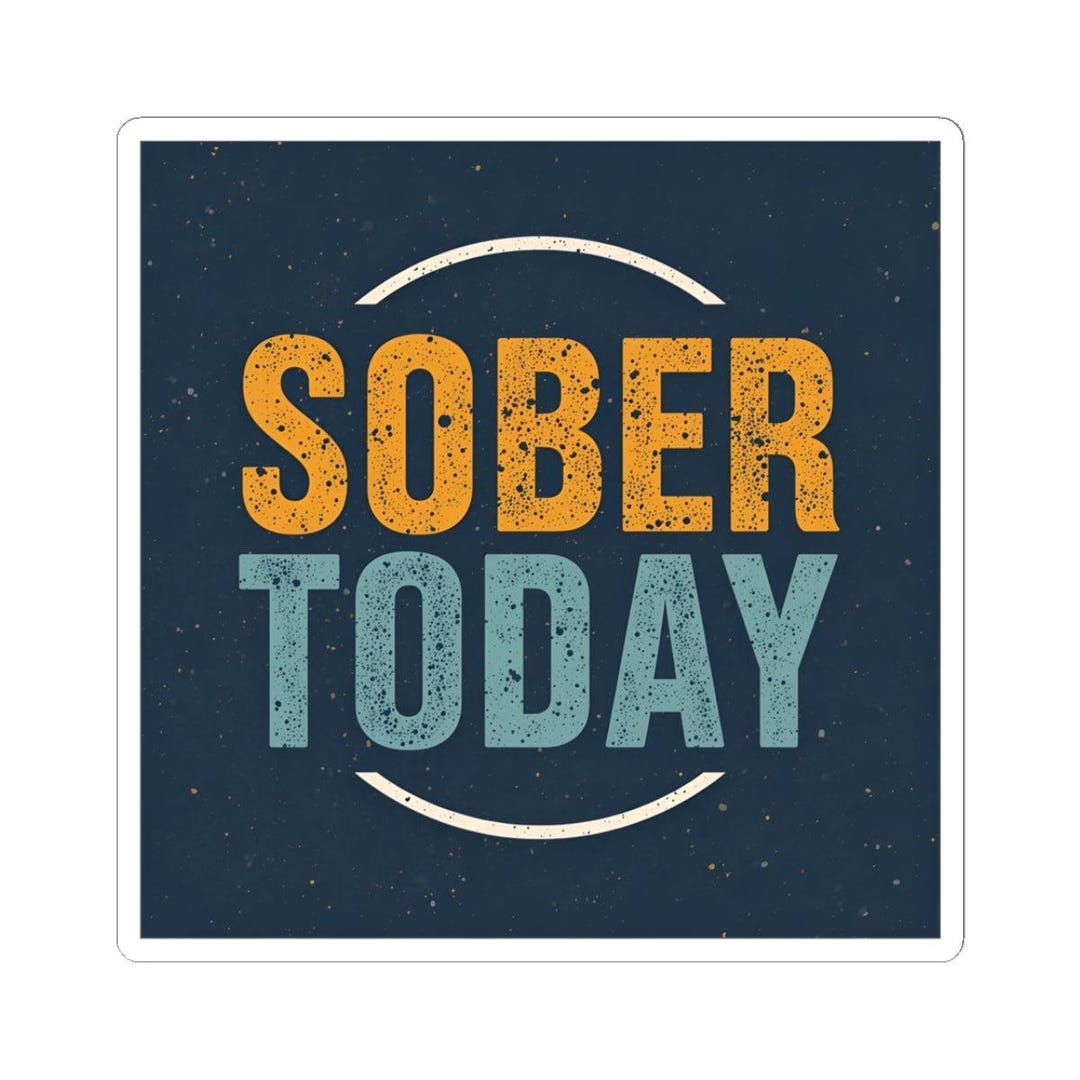 Haler Smith Kiss-cut Stickers - Sober Today 8 - Etsy