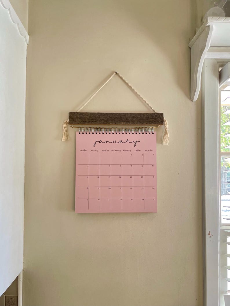 Personalized Memory Calendar 2026 • Scrapbook Wall Calendar Keepsake ...