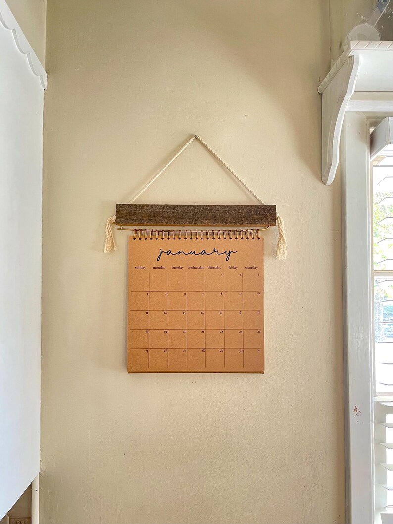 Personalized Memory Calendar 2026 • Scrapbook Wall Calendar Keepsake ...