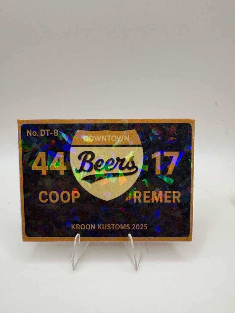 Coop and Remer Custom Downtown Card Baseketball Trey Parker Matt Stone - Etsy