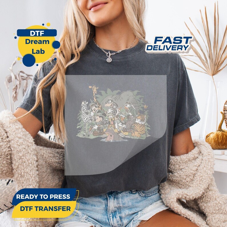 Disney Animal Kingdom DTF Transfer, 2026 Disneyworld Ready to Press ...