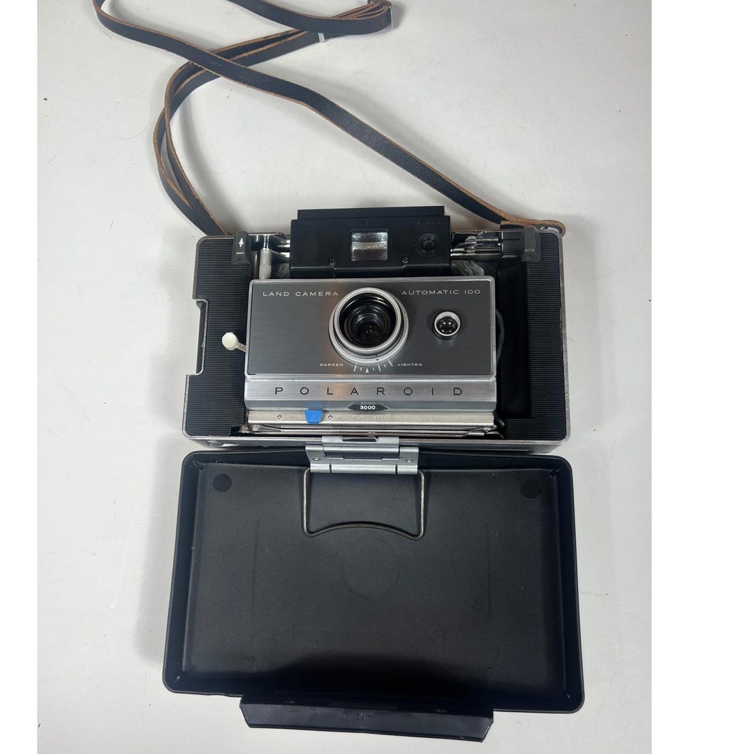 Polaroid Automatic 100 Land Camera 3000 Film Speed Vintage Flashbulbs ...