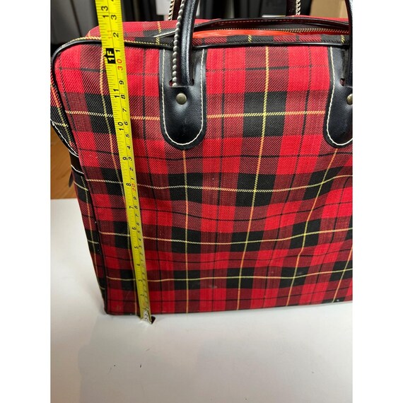 Vintage Aladdin Plaid Picnic Set Cooler Bag Thermos L… - Gem