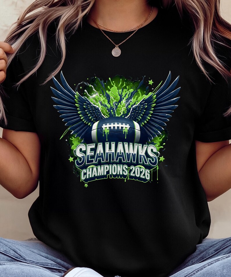 Seahawks Champions Football Clipart, Game Day PNG (digital Download) - Etsy