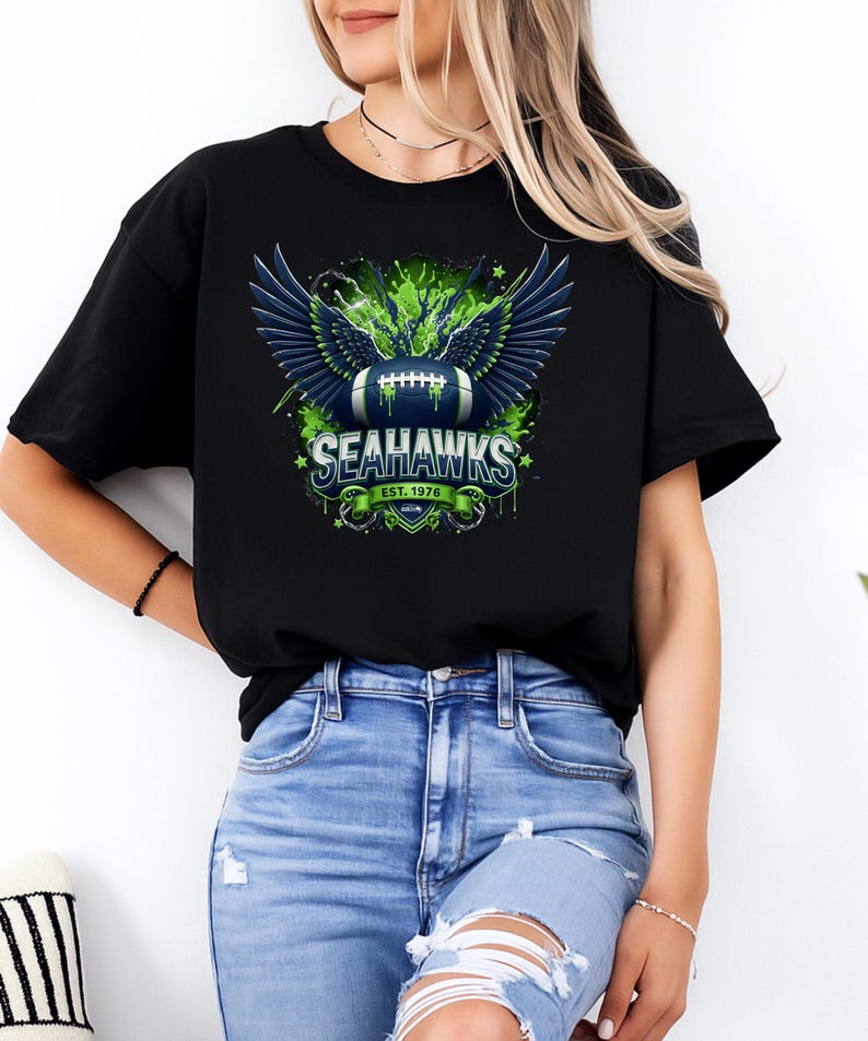 Seahawks Football Clipart, Game Day PNG SVG (digital Download) - Etsy
