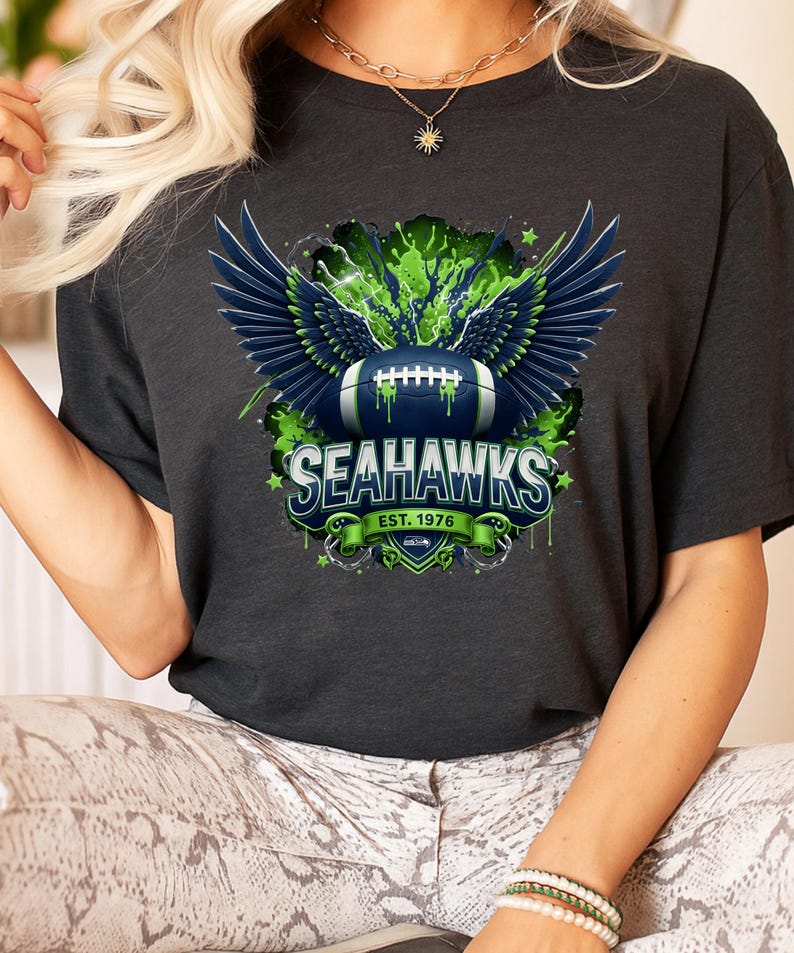 Seahawks Football Clipart, Game Day PNG SVG (digital Download) - Etsy
