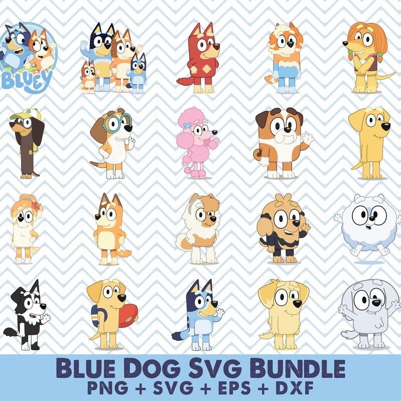 Bluey Party Labels - Etsy