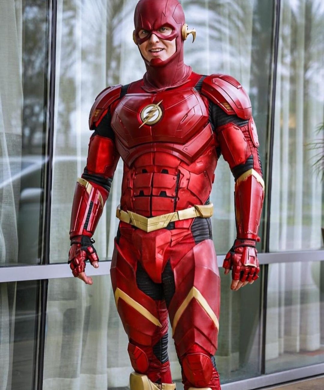 Flash Cosplay Costume Full Suit – Realistic Superhero Outfit for Comic ...
