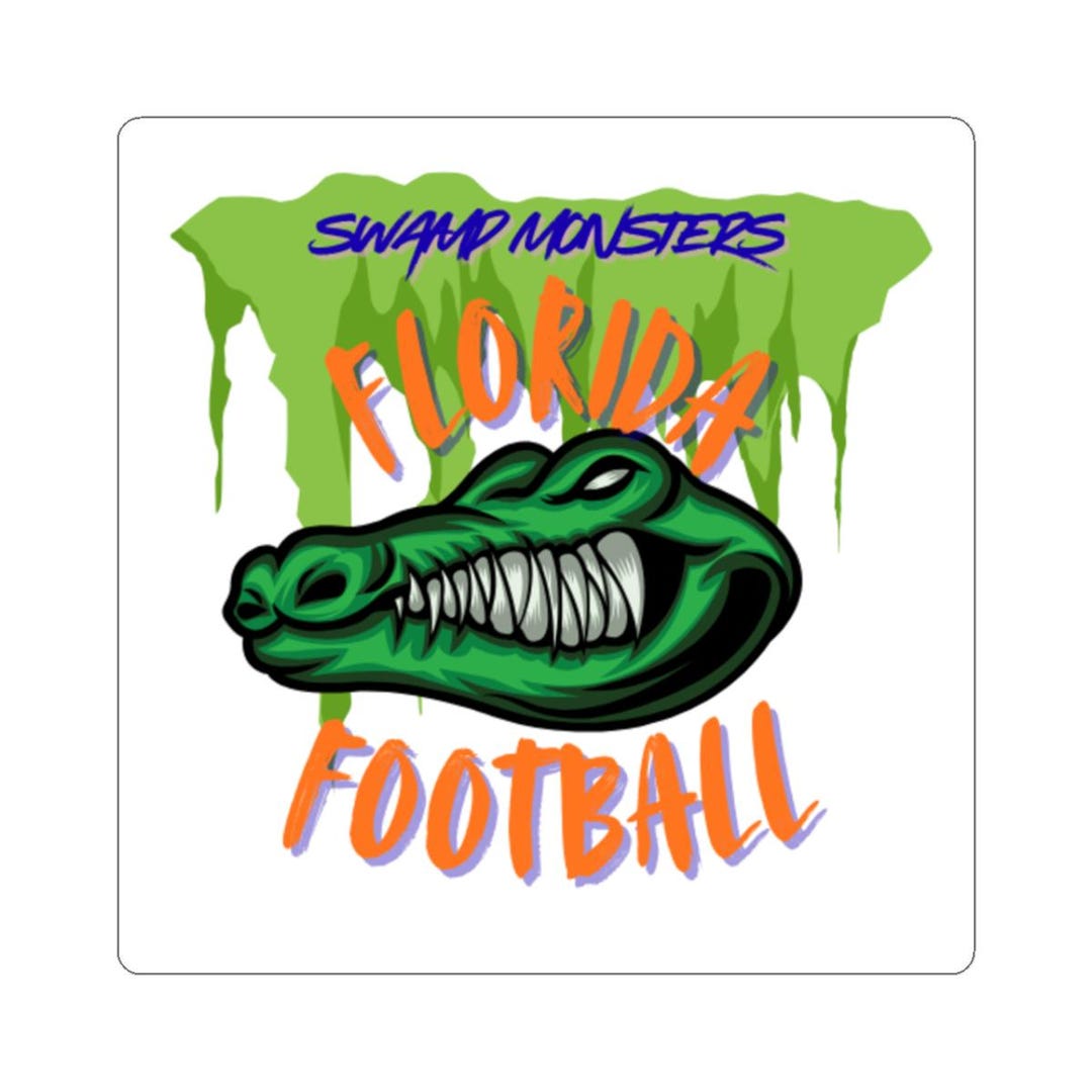 Florida Football Swamp Monsters Sticker: Glossy Sports Decal - Etsy