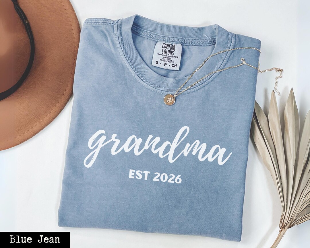 Custom Comfort Colors® Grandma Shirt, Gift for Grandmother,mother's Day ...