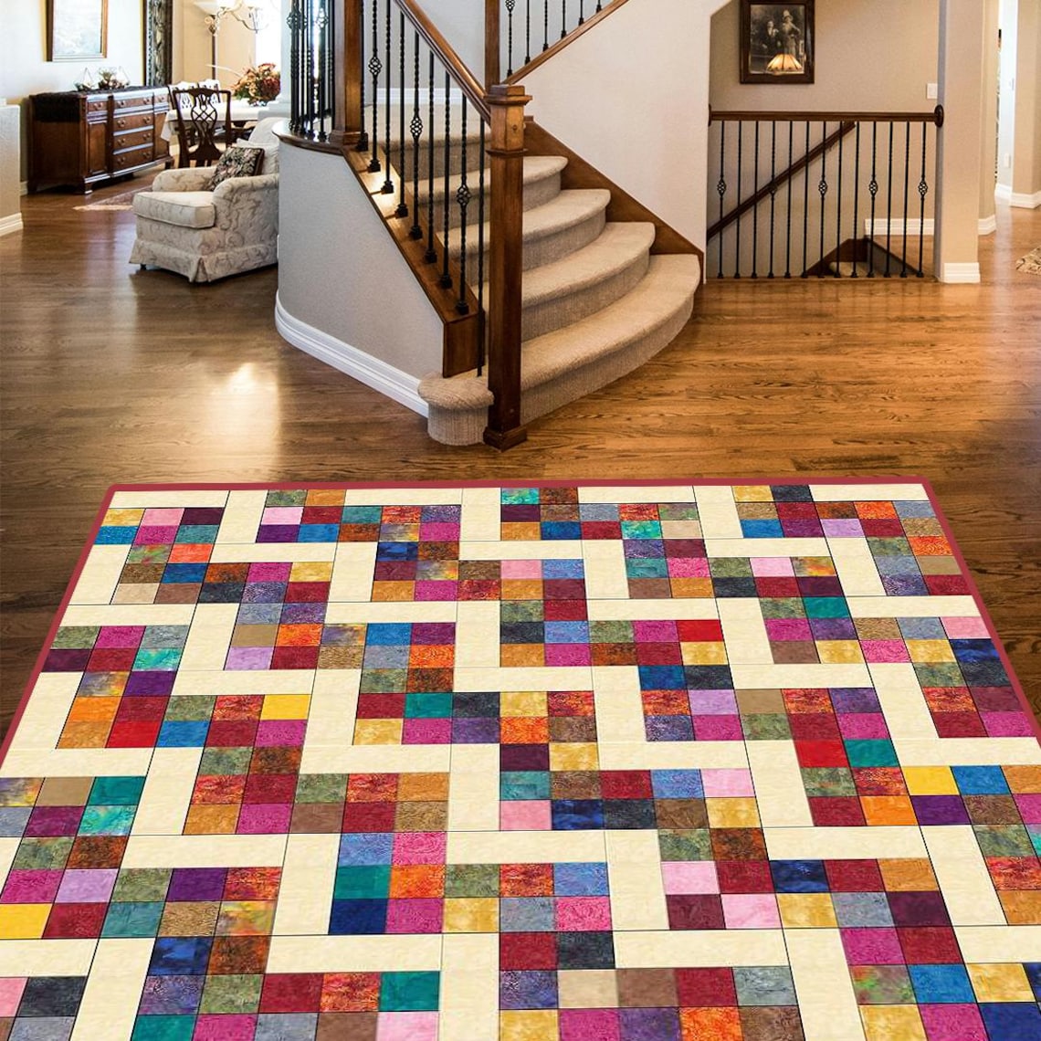 Radiant Steps Quilt Pattern - Etsy