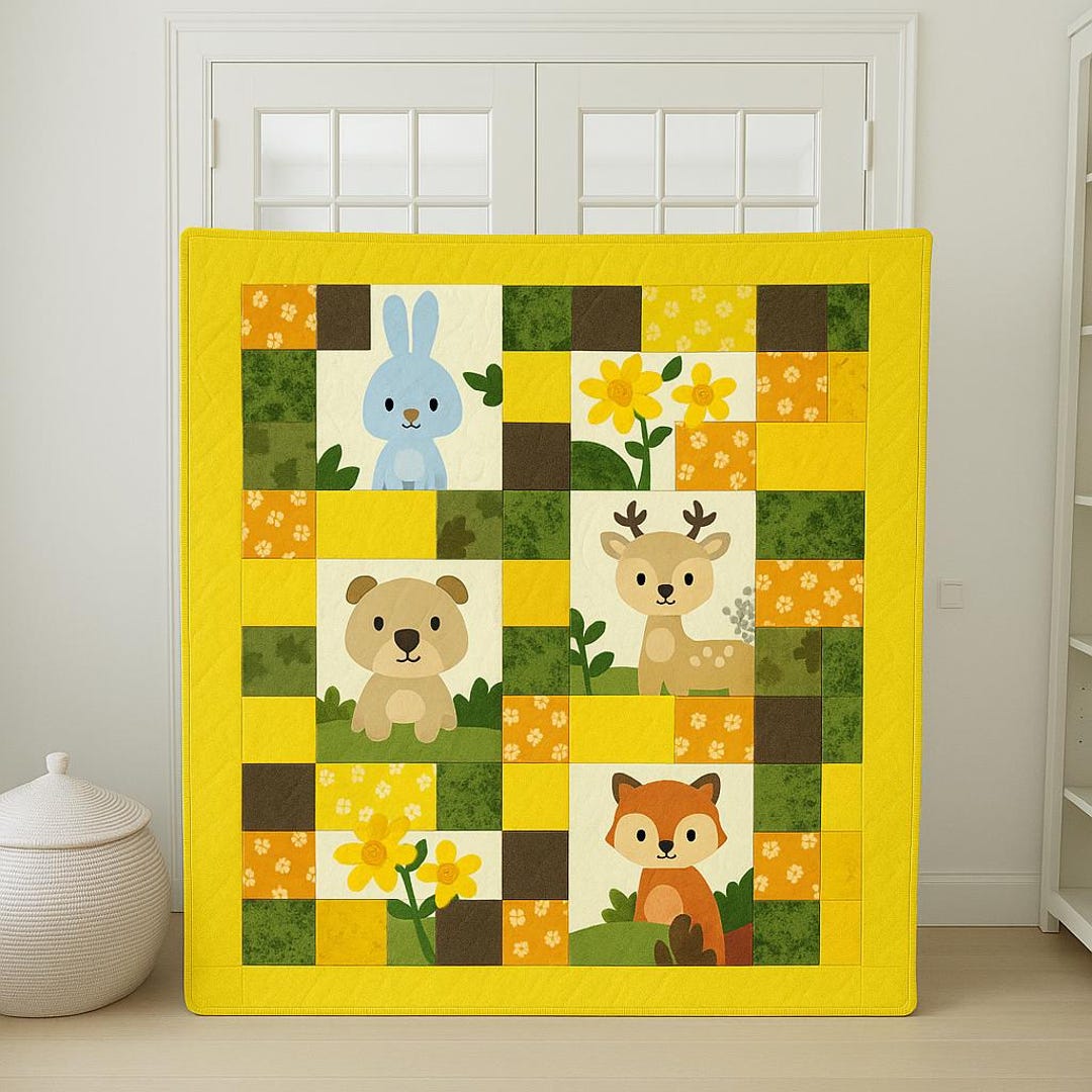 Forest Pals Quilt Pattern - Etsy
