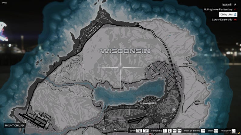 Black Chicago Minimap Fivem Ready - Etsy UK