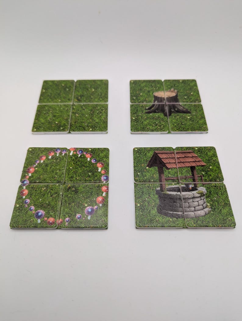 DND Terrain Small Modular Dungeon for Ttrpgs (forest Biome) - Etsy