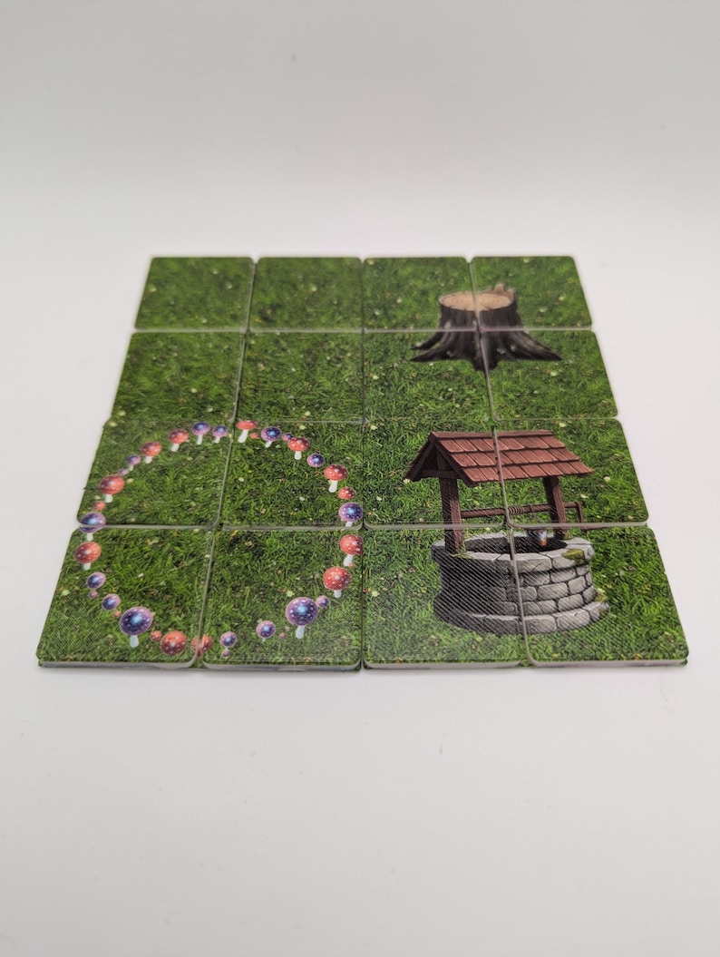 DND Terrain Small Modular Dungeon for Ttrpgs (forest Biome) - Etsy