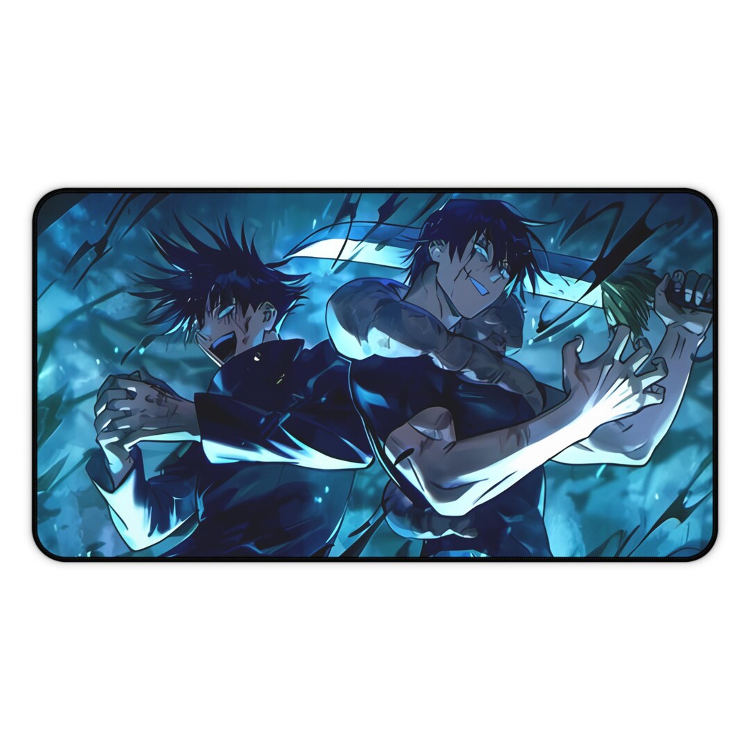 Jujutsu Kaisen Toji & Megumi Fushiguro Mousepad | Blue Battle Anime ...