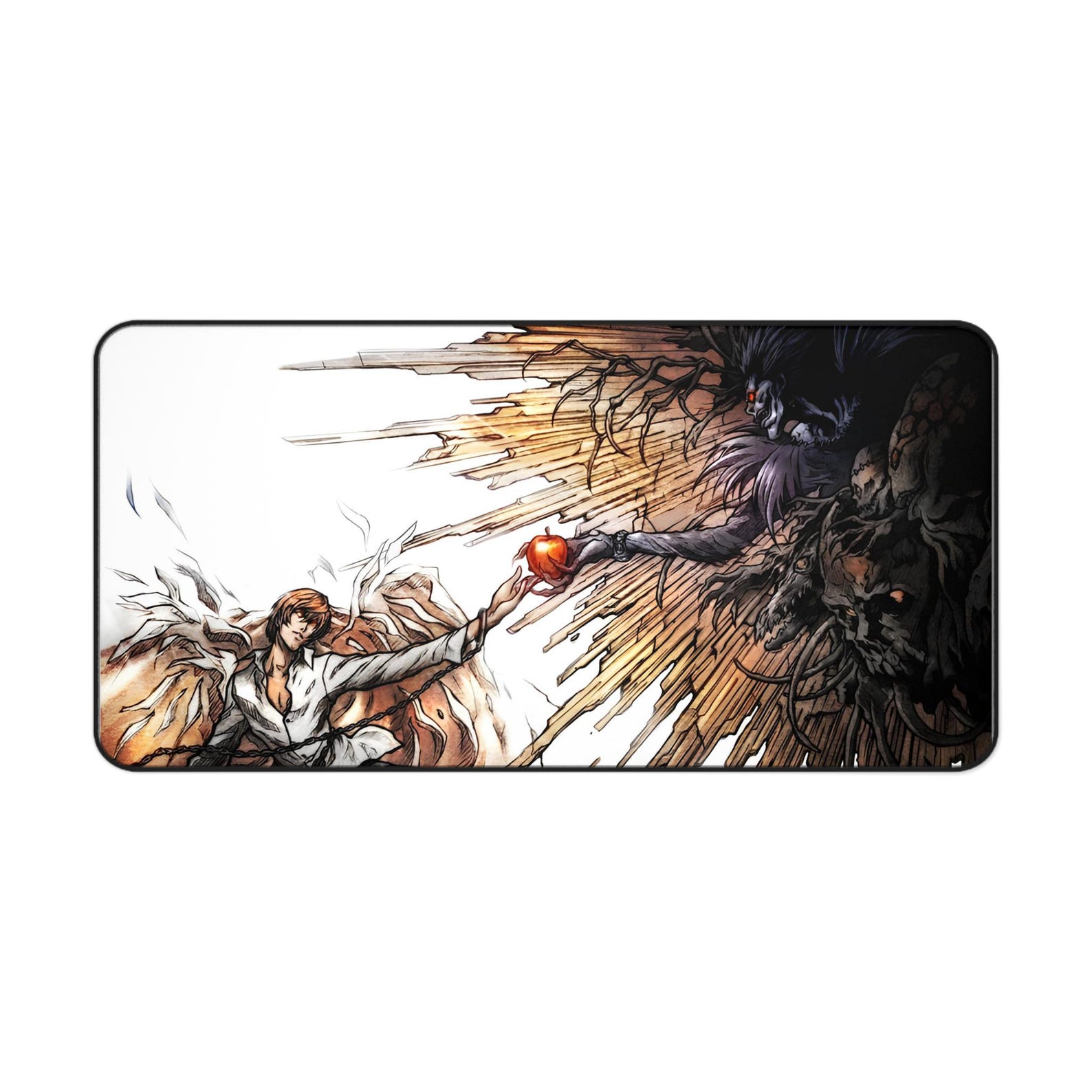 Death Note Light Yagami & Ryuk Mousepad | Epic God of Death Scene Desk ...