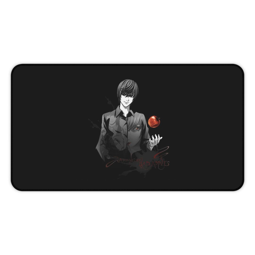 Death Note Light Yagami - Bad Apples - Minimalist Dark Art Mousepad - Etsy