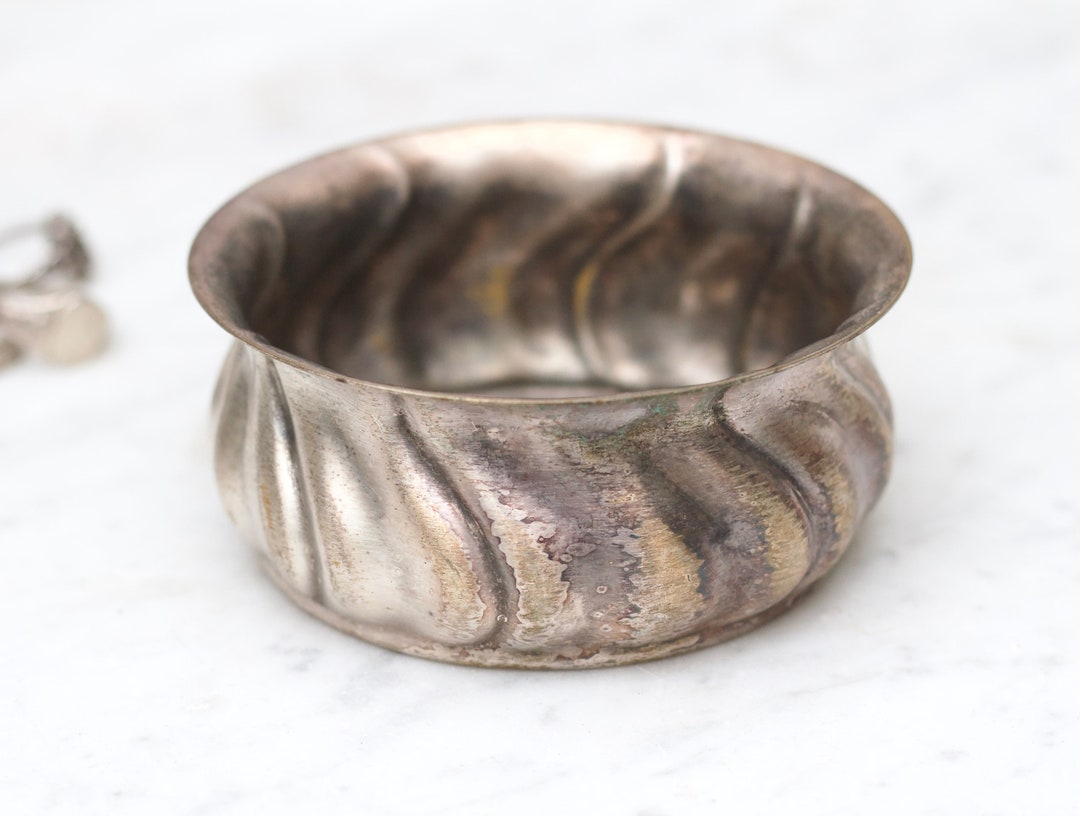 Gothic Ring Holder Edwardian Silver Plated Antique Small Bowl With ...