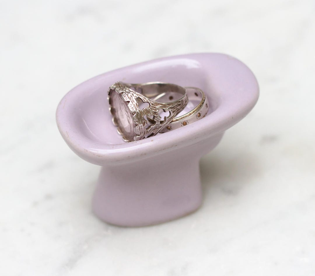 Vintage Mauve Porcelain Bidet Ring Dish – Novelty Condiment Bowl - Etsy