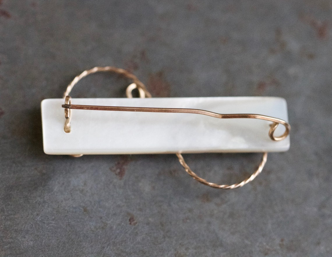 Word Mother Bar Brooch Wire Script Wirework Letters on - Etsy