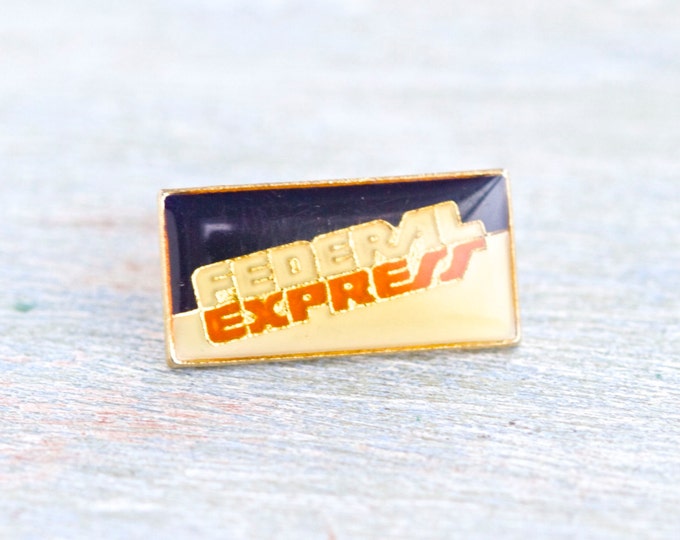 1970s Federal Express Badge - Vintage Fedex Logo Lapel Pin - Etsy