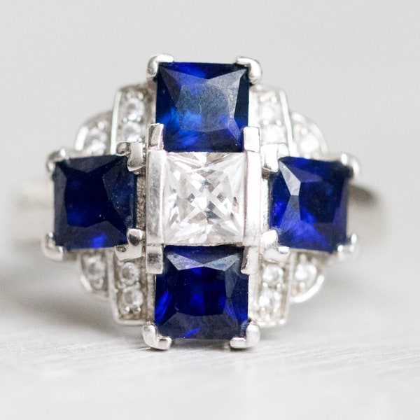 Cobalt Blue Ring - Etsy