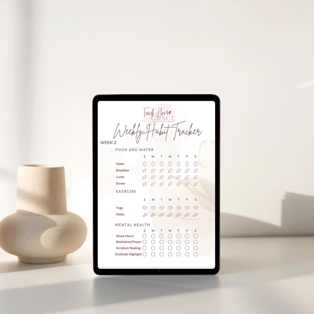 Faith-based Habit Tracker for Wellness & Prayer | Christian Weekly ...