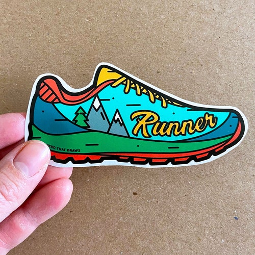 Runner Wall Decal Runner Wall Sticker Runner Wall Decor - Etsy