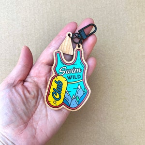 Swim Wild Club Adventure, Swimming Nature, Mountains Water Wooden ...