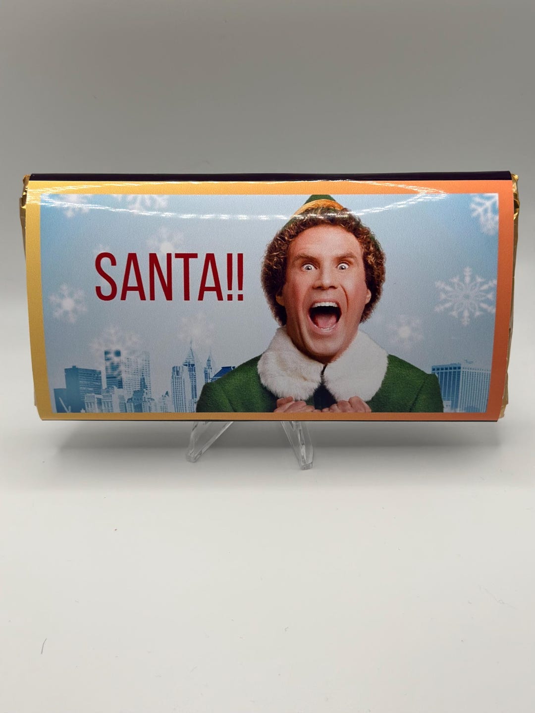 SANTA! the Elf Movie | Funny Chocolate Bar Gift | Secret Santa Gift ...