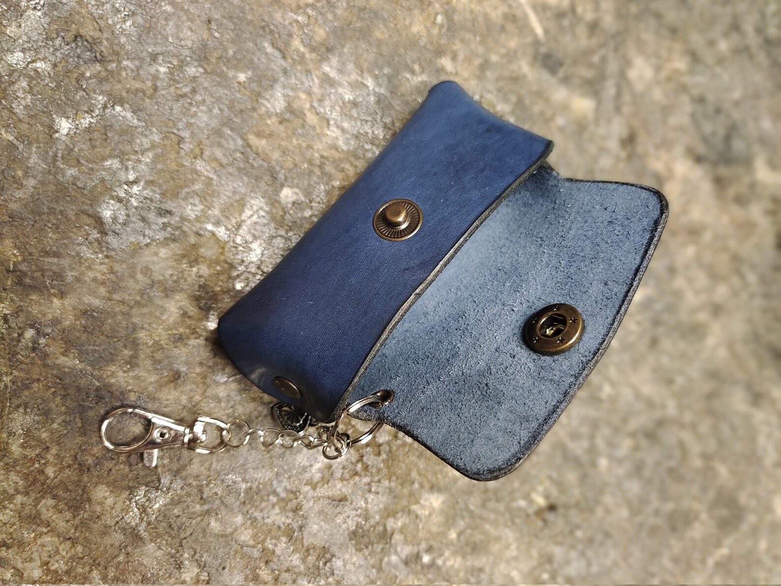 Handmade Genuine Leather Mini Bag/ Keychain / Wallet / Clutch - Etsy