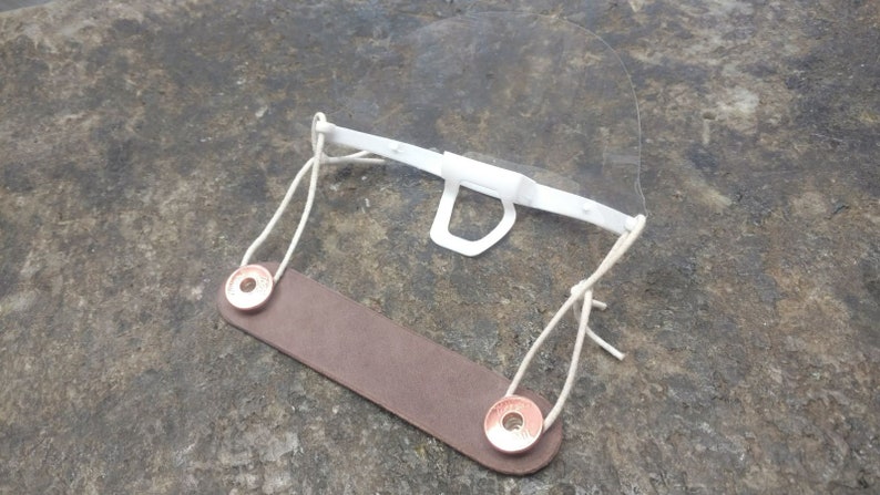 Face Mask Expander Brown Genuine Cowhide Mask Face Stirrups | Etsy