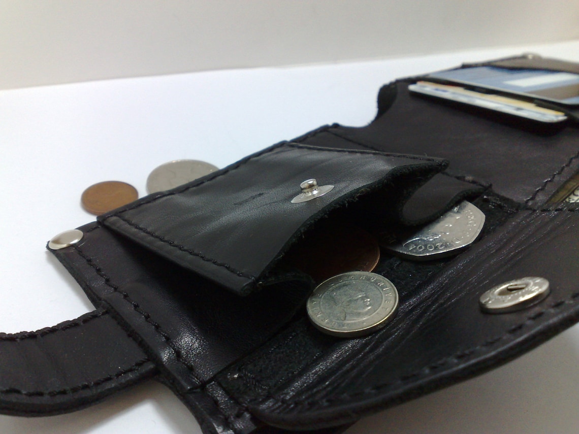 NEW Perfect Bike Wallet From Genuine Leather Two Pockets for - Etsy