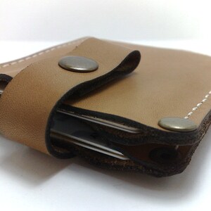 PERSONALIZED Wallet With Money Clip in Cowhide Two Interior Pockets for ...