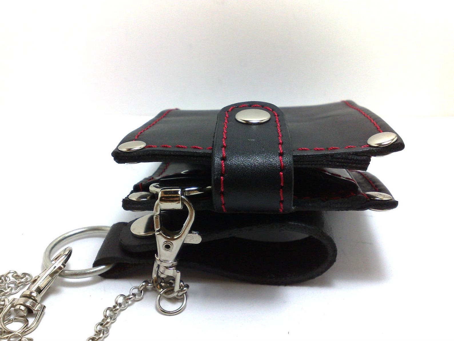 Perfect Bike Wallet From Navy Blue Genuine Leather Two Pockets - Etsy