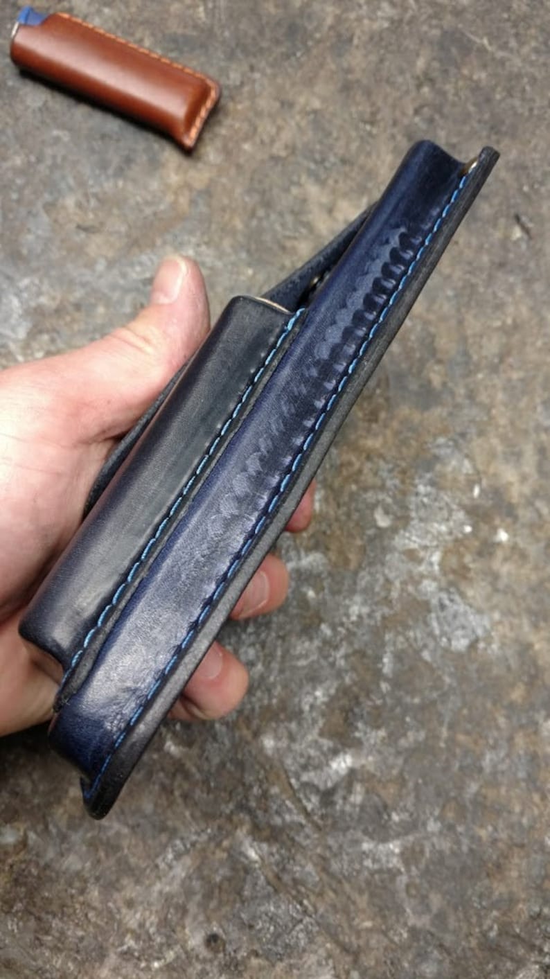 Custom Size Leather Case to Fit Cell Phone and Ifi Hip Dac Charging Two ...