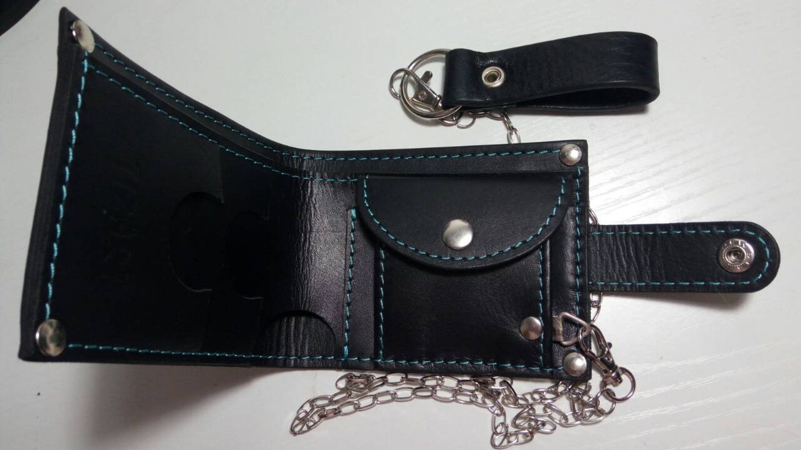 NEW Perfect Bike Wallet From Genuine Leather Two Pockets for - Etsy