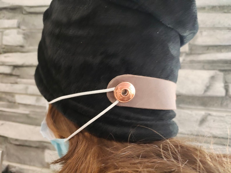 Face Mask Expander Brown Genuine Cowhide Mask Face Stirrups | Etsy