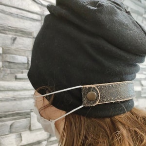 Face Mask Expander Vintage Double Sided Genuine Cowhide Mask Face ...