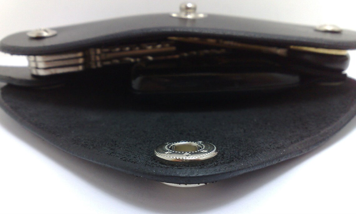 Convenient Big Keychain From Cowhide Holds 4-6 Regular Keys - Etsy