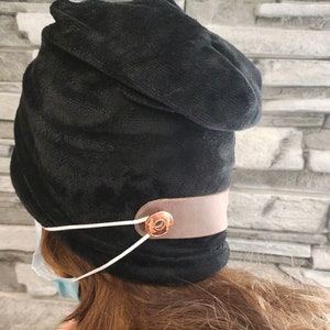 Face Mask Expander Brown Genuine Cowhide Mask Face Stirrups Back Strap ...