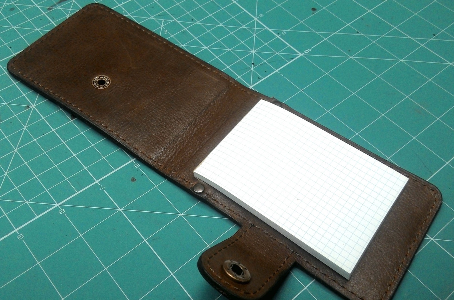 Personalized Mini Note Pad Cowhide Business Notepad Notebook Pad ...