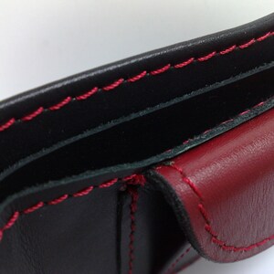NEW Wallet From Genuine Leather Two Pockets for Business Cards, ID, DL ...